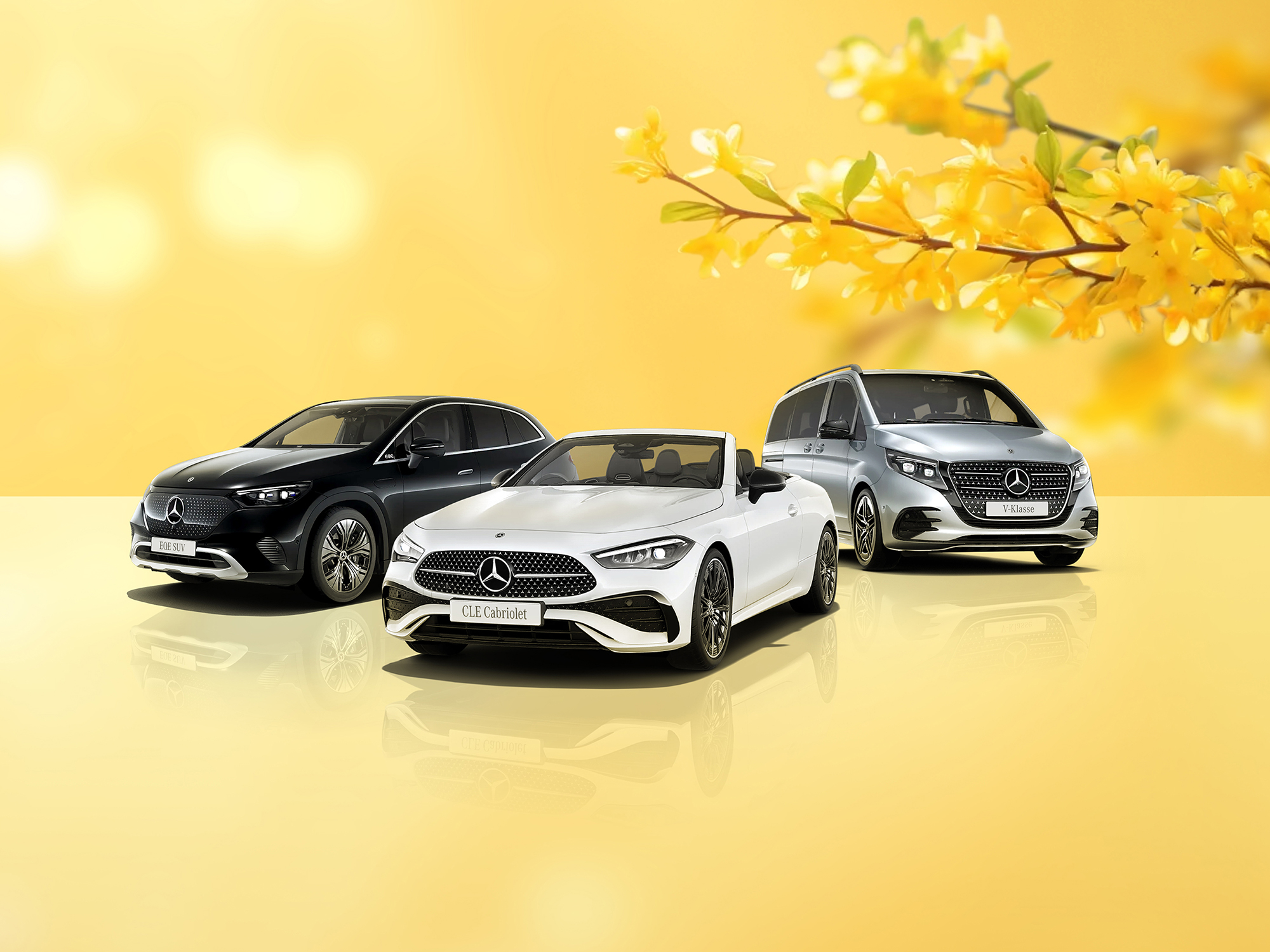 Willkommen im Frühling bei Mercedes-Benz.